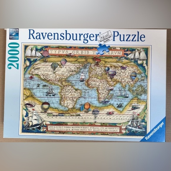 Ravensburger | Games | Ravensburger 200 Piece Map Of World Puzzle ...